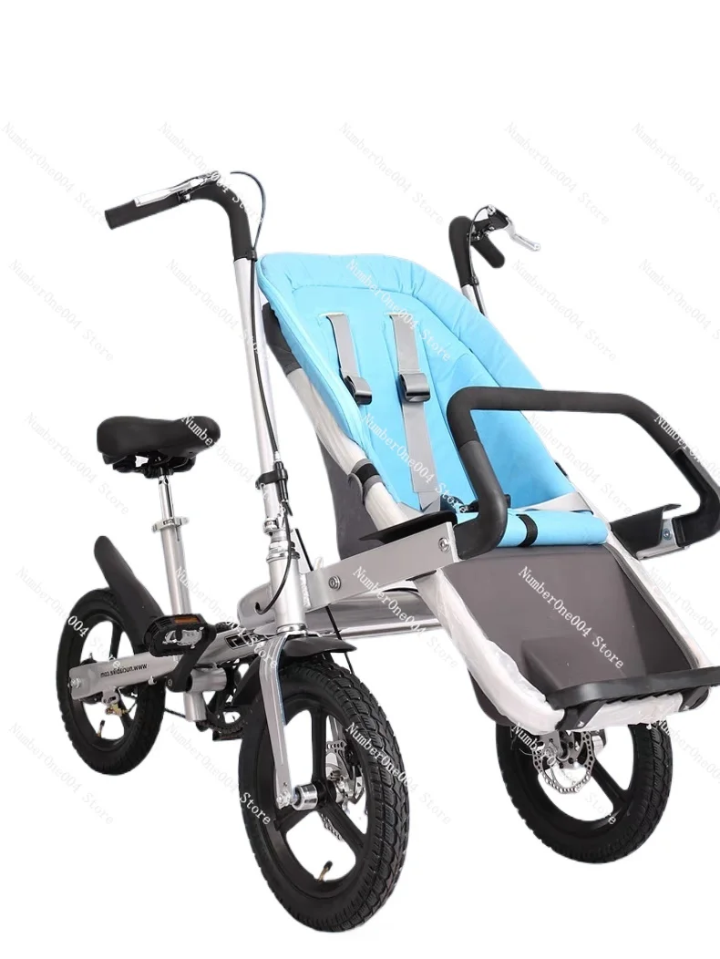 Electric-Parent-Child-Bicycle-Reverse-Mount-Mother-Child-Bicycle ...