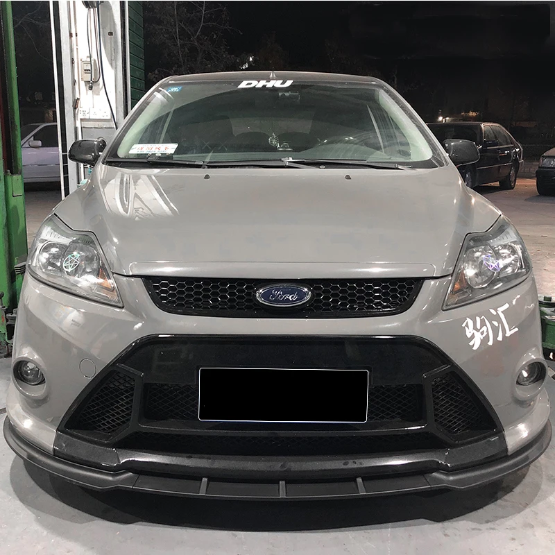 3 piece split front bar front shovel front lip diffuser front spoiler for Ford Focus mk2 RS500 Auto Accessories AliExpress