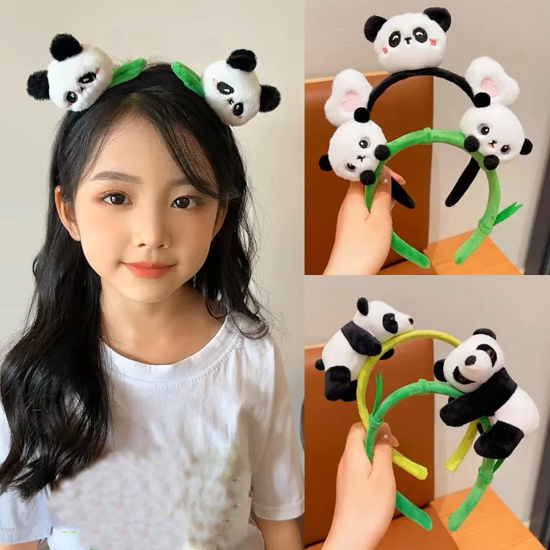 2024 Cute Panda Headbands For Girls kawaii Spa Hairbands Women Makeup ...