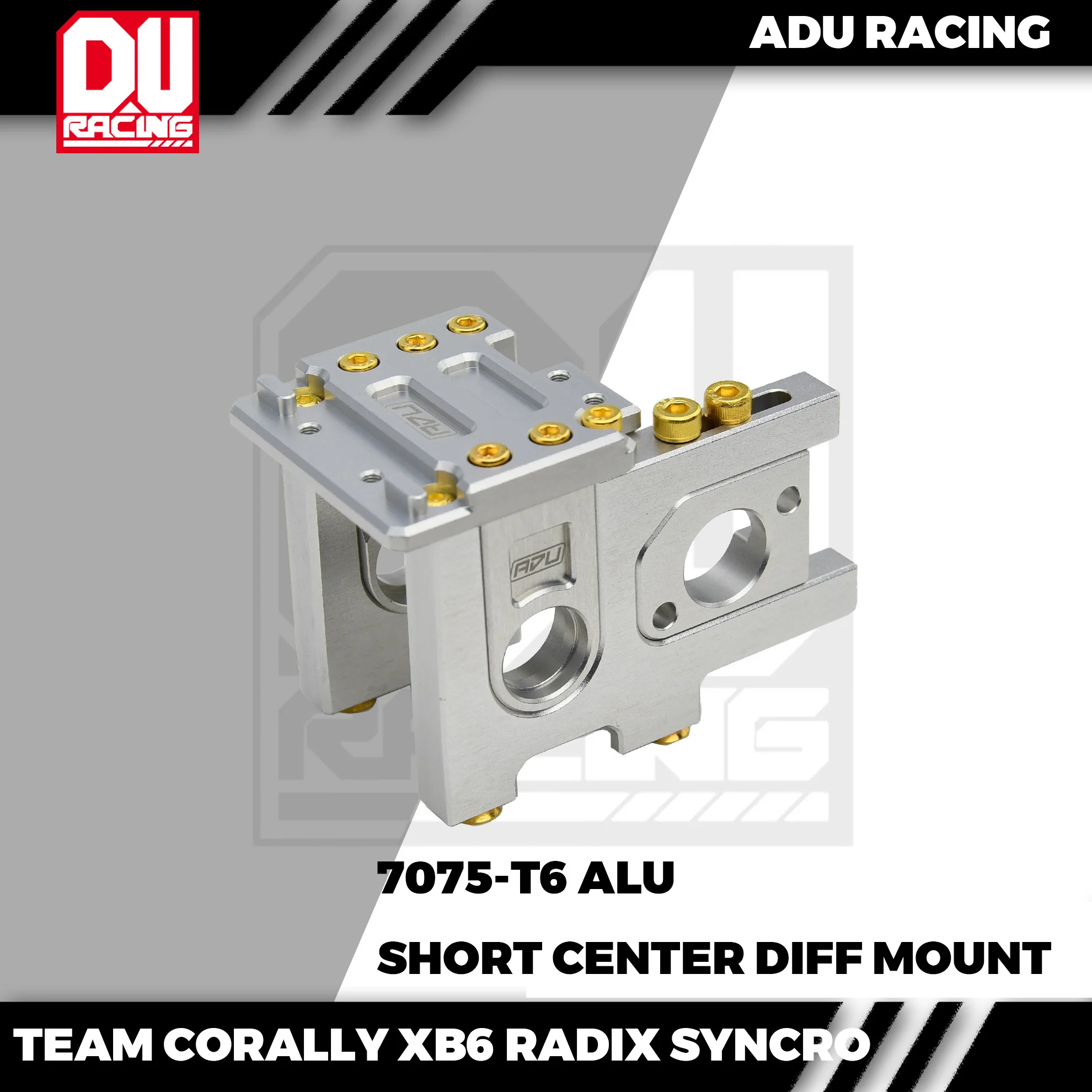 ADU-Racing-CENTER-DIFF-GEAR-COVER-MOUNT-SET-CNC-7075-T6-ALUMINUM-FOR ...