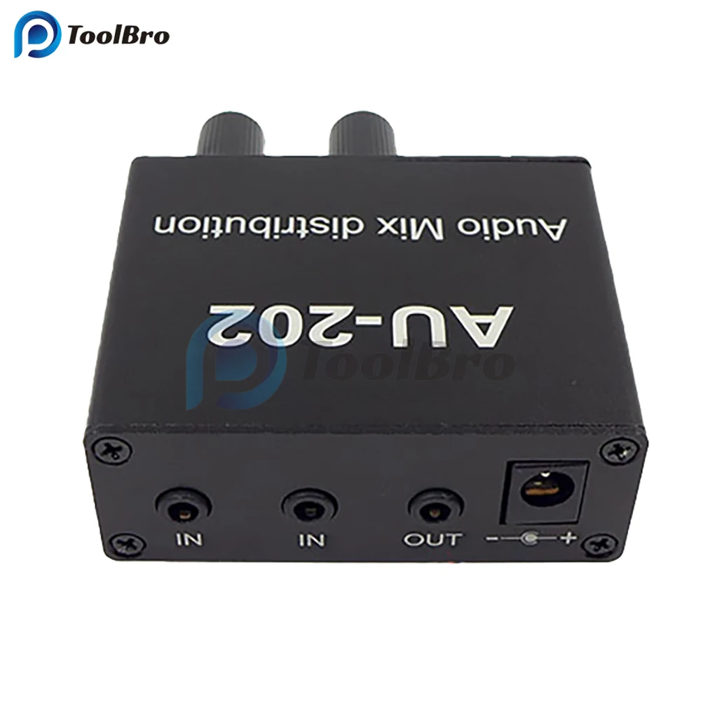 2-Input-2-Output-Stereo-Audio-Mixer-Distributor-Separator-Spliter-DC-5 ...