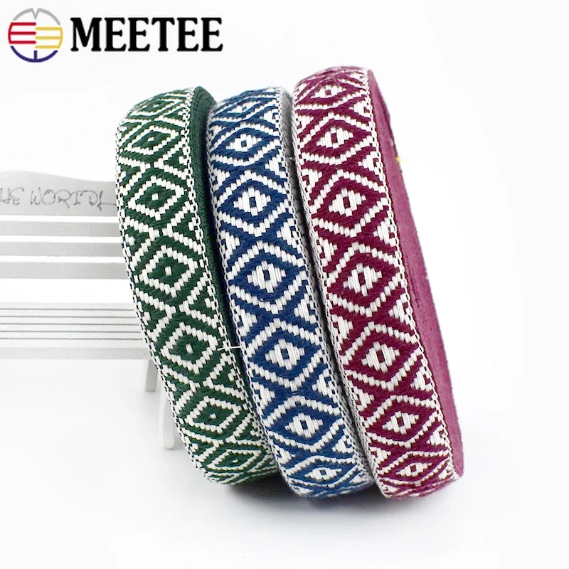 5-10Meters-25mm-Jacquard-Webbing-Cotton-Colorful-Ribbon-for-Bags ...