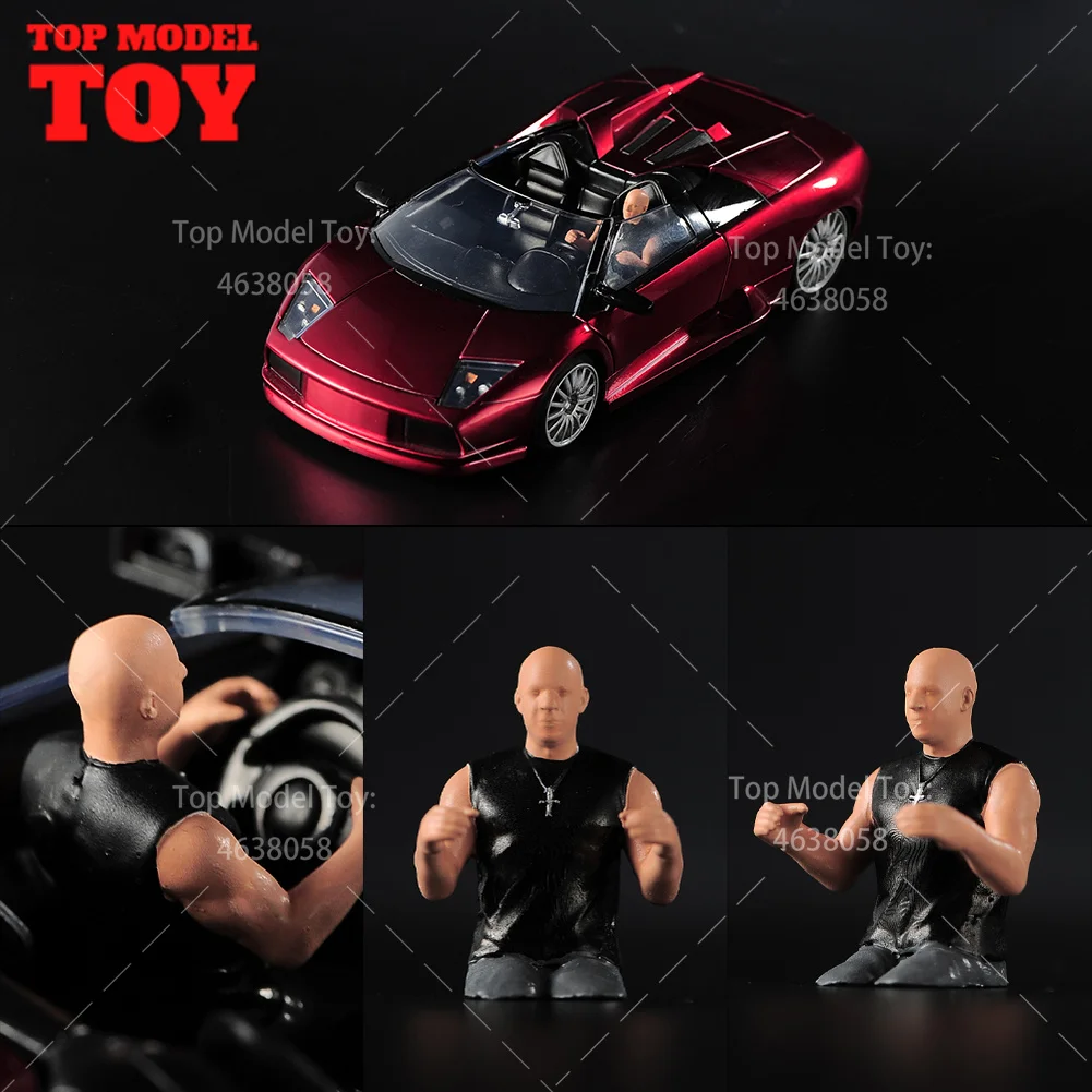 Painted-Miniatures-1-24-1-43-1-64-Paul-Walker-Vin-Diesel-Driving ...