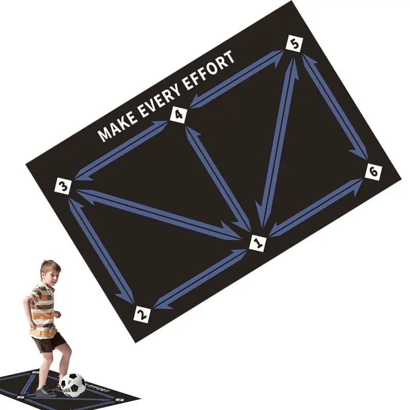Football Training Mat Training Pace Ball Control Player Equipment ...