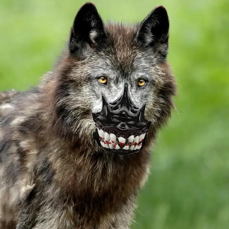 Scary-Dog-Muzzle-Dog-Costume-Halloween-Creepy-Dog-Muzzle-Spooky-Prop ...