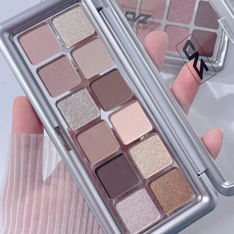 Natural Pearlescent Earthy Color Eye Shadow Disc Shimmer Shiny Matte ...