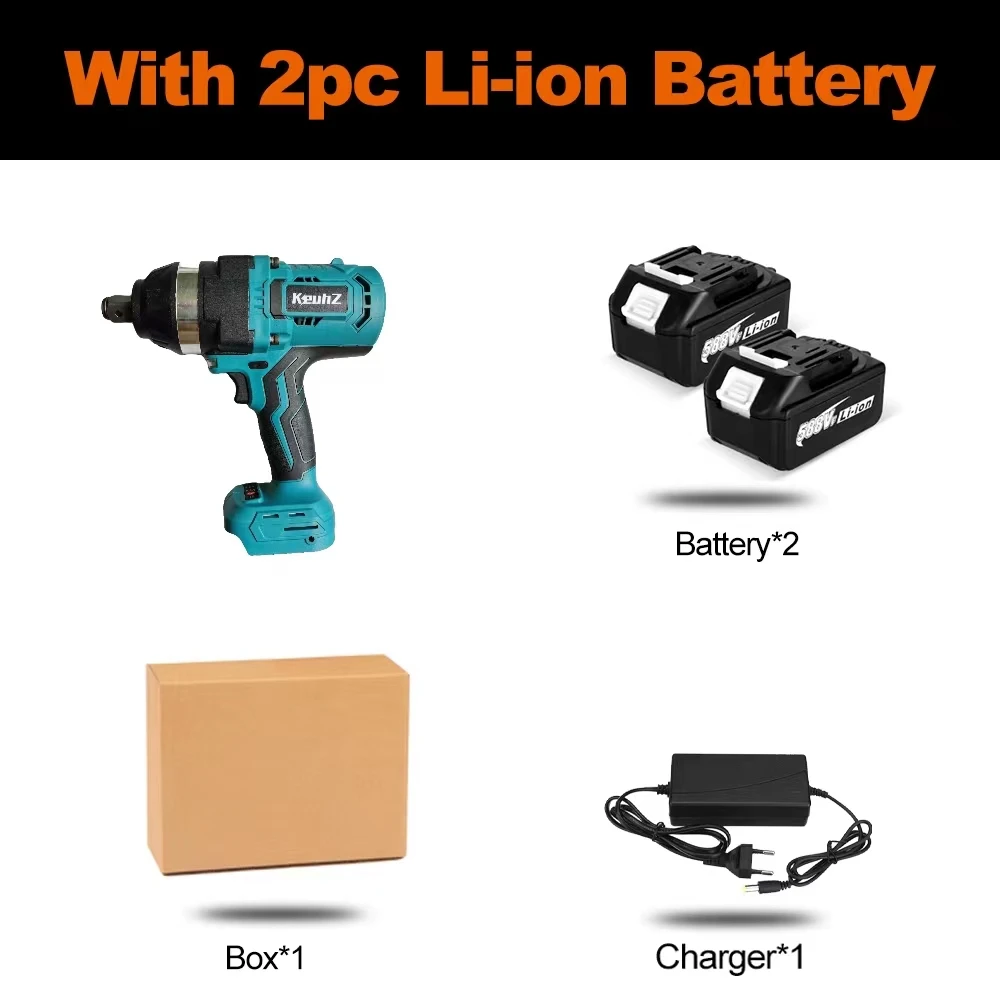 Keuhz 2380N M Brushless impact electric wrench 3 4 inch Socket Large keuhz-2380n-m-brushless-impact-electric-wrench-3-4-inch-socket-large