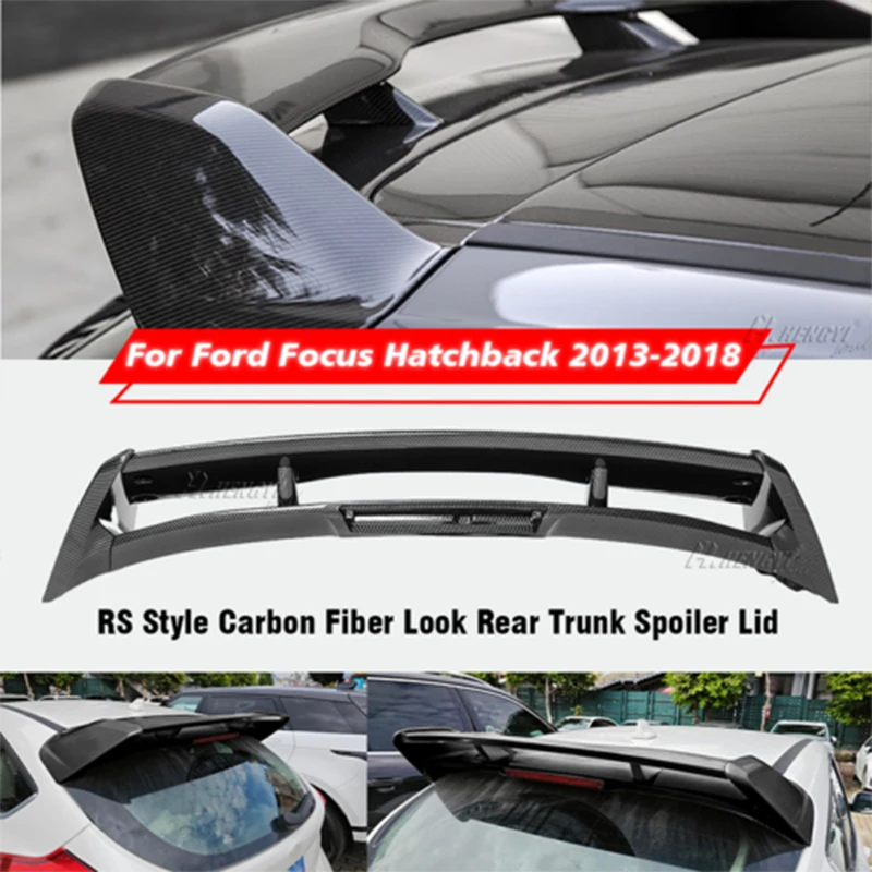 Fits-13-18-Ford-Focus-Hatchback-RS-Style-Rear-Roof-Top-Spoiler-Wing ...