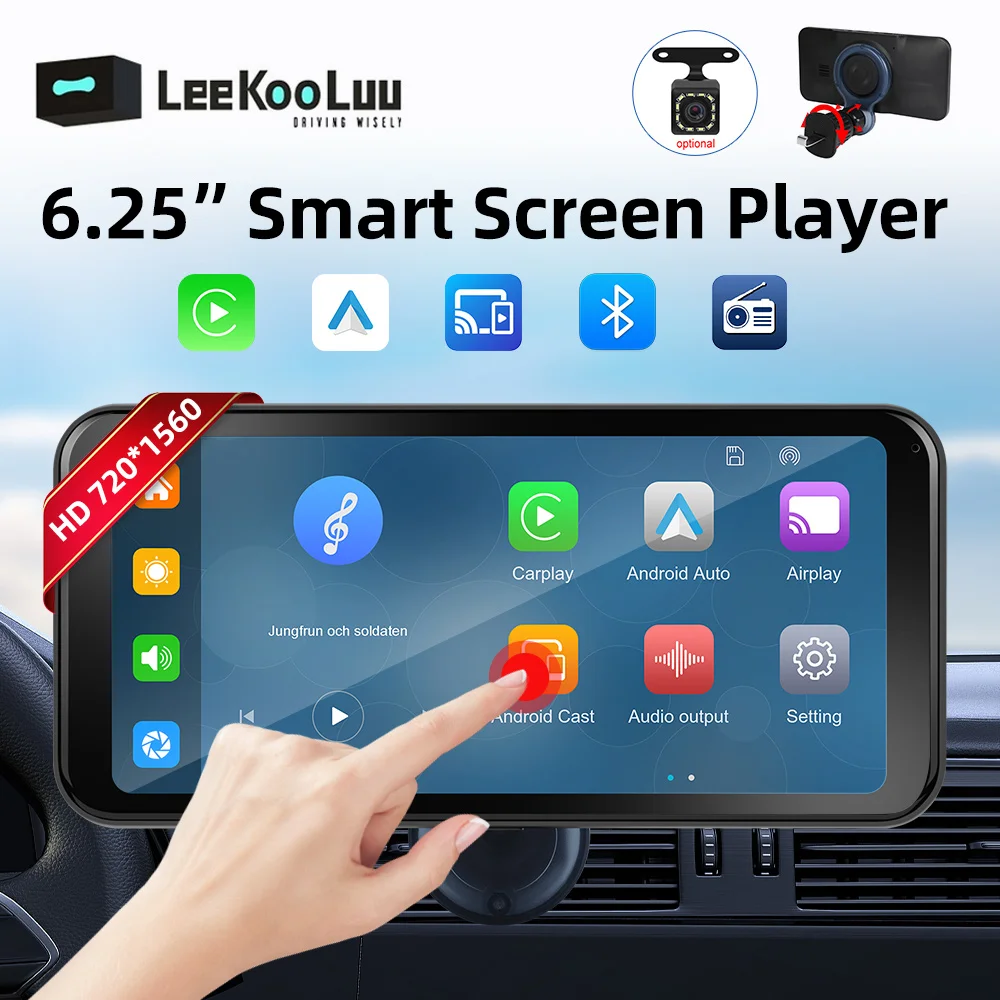 LeeKooLuu-6-25-Screen-Portable-Smart-Car-Multimedia-Player-Wireless ...