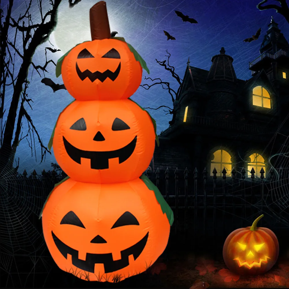 120cm Pumpkin Halloween Inflatable Decoration Outdoor PVC Inflated Toys ...