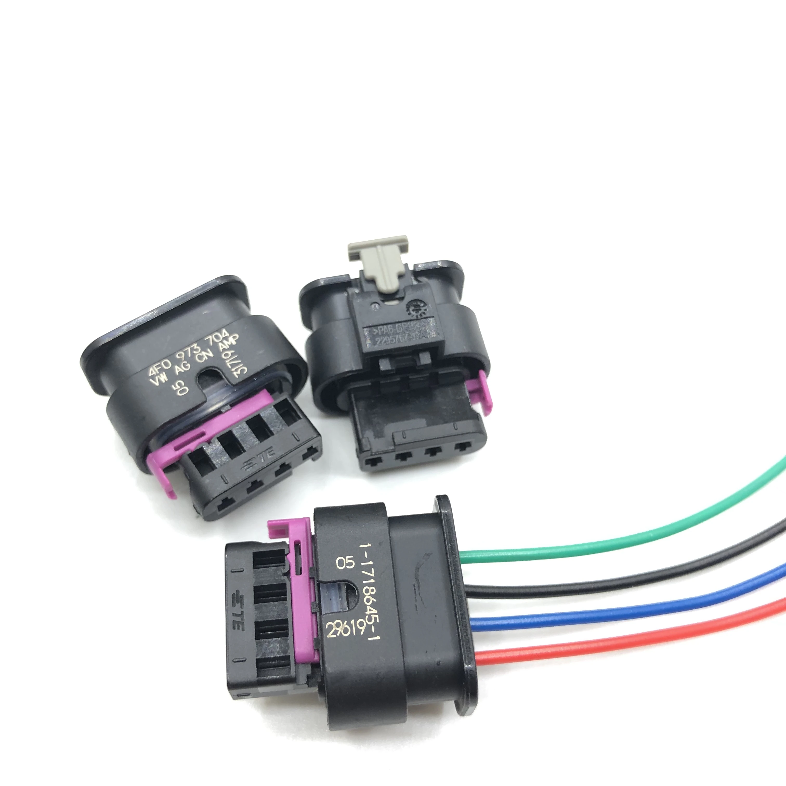 4-hole connector 4p sensor W/ Wire 4F0973704 4F0973704 for 3.0 T inlet ...