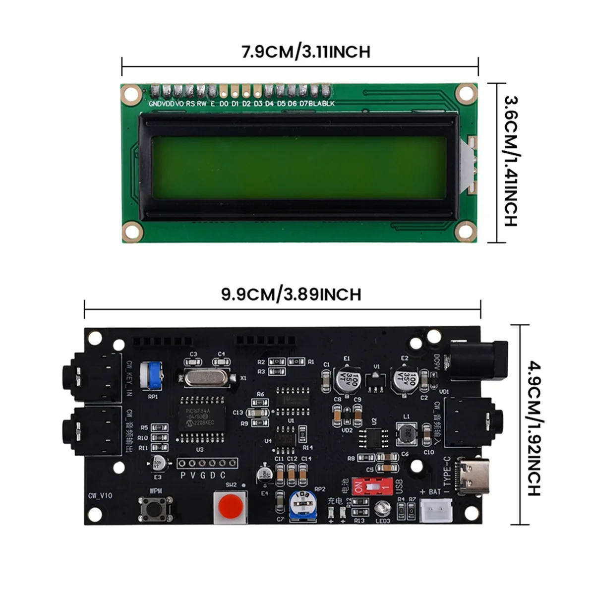 Reliable-DC 5-12V 500mA Radio Morse Code Decoder Cw Decoder Morse Code ...
