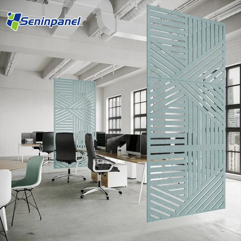 Polyester Fiber Acoustic Panels for Walls Sound Absorption Paneling VOC ...