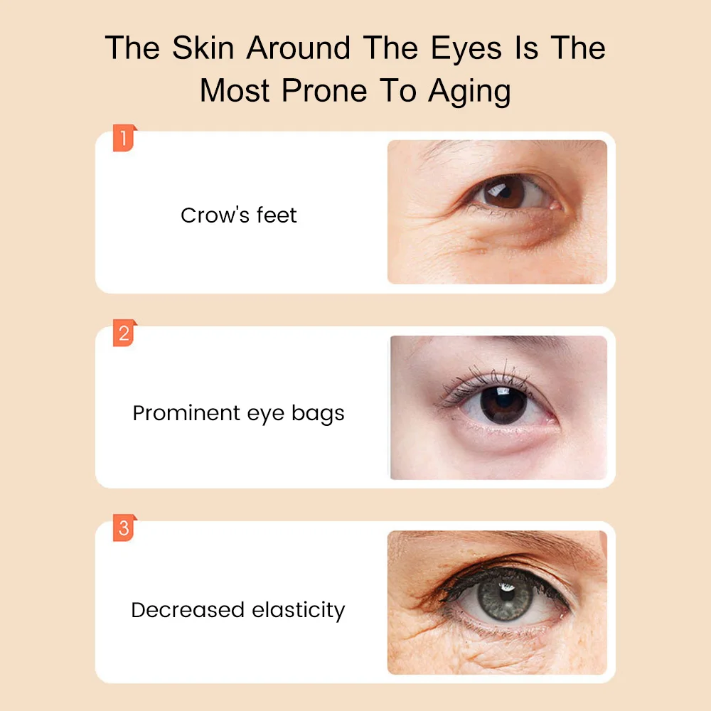 Mini masseur pour les yeux à vibration électrique,anti-âge,déformable ...