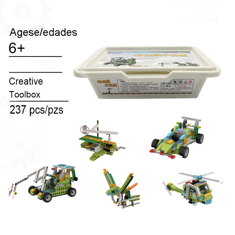 237Pcs-lot-Educational-And-Dacta-Series-WeDo-9686-Robotics-Construction-Set-Learning-Building ...