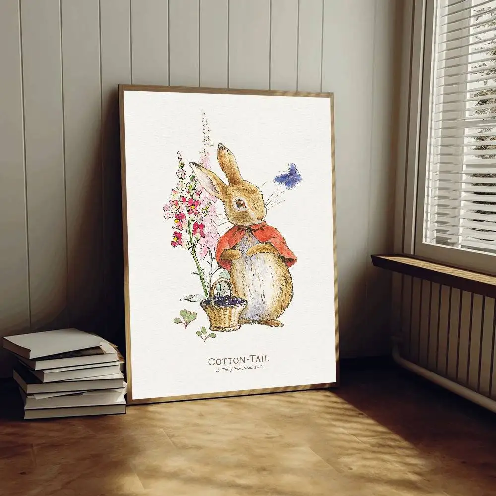 Peter Rabbit Cotton Tail Poster Self-adhesive Art Waterproof Paper ...