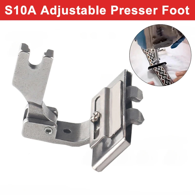 S10A-Left-and-Right-Adjustable-Tape-Guide-Presser-Foot-Used-to-Connect ...