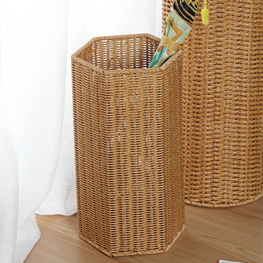 Artificial-Rattan-Umbrella-Stand-Plastic-Umbrella-Storage-Stand ...