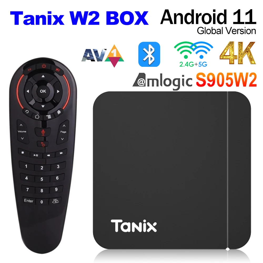 Tanix-W2-Android-11-Smart-TV-Box-Amlogic-S905W2-2G-16G-2-4G-5G-Dual ...