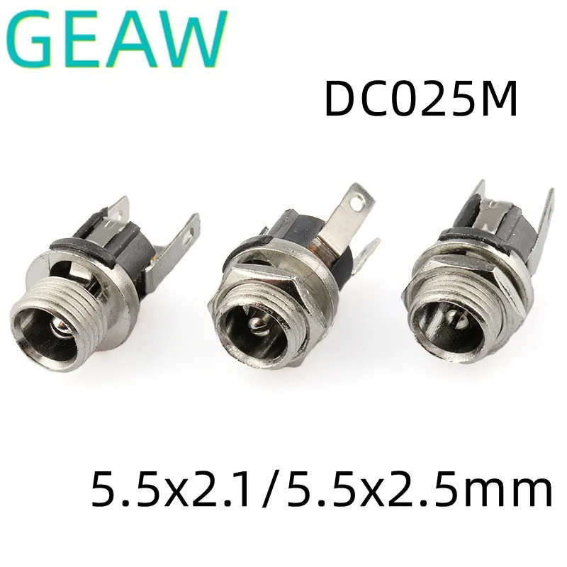 Dc Power Jack Socket Female | Mount Connector | Dc Connector - 10pcs ...