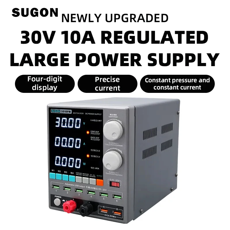 3010pm-sugon-30v-10a-transformadores-toroidais-super-dissipa-o-de-calor-300w-dc-fonte-de ...