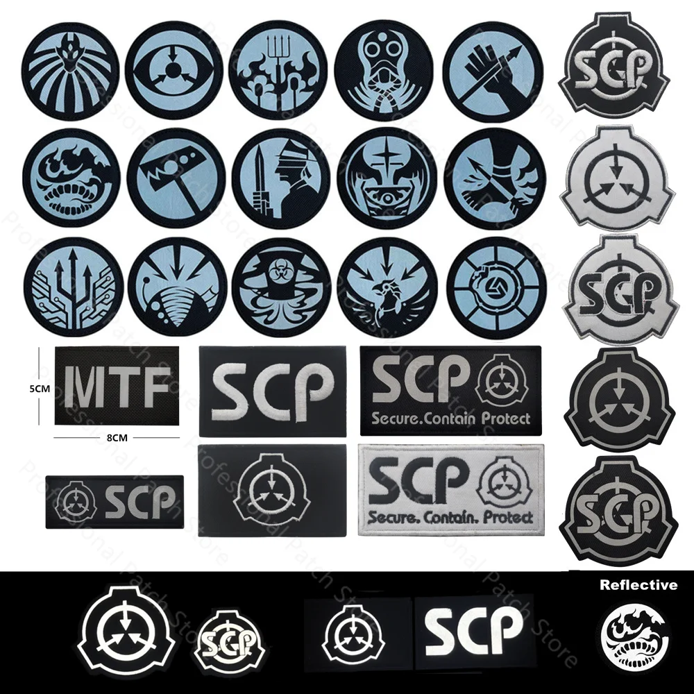 SCP-parche-de-emblema-reflectante-bordado-insignia-t-ctica-de-amantes ...