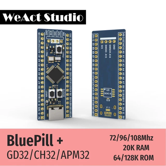 WeAct STM32F411CEU6 Black-Pill: High-resolution Pinout And, 41% OFF