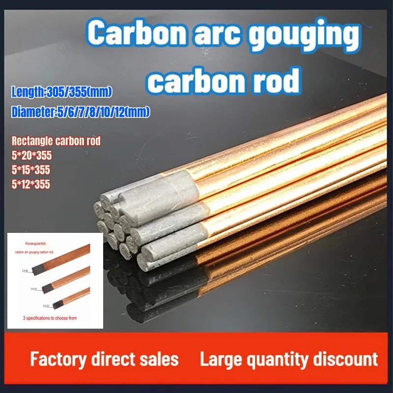 Welding-Supplies-Arc-Gouging-Carbon-Rod-Gouging-Carbon-Electrodes-DC-Copper-Coated-Pointed-Arc ...