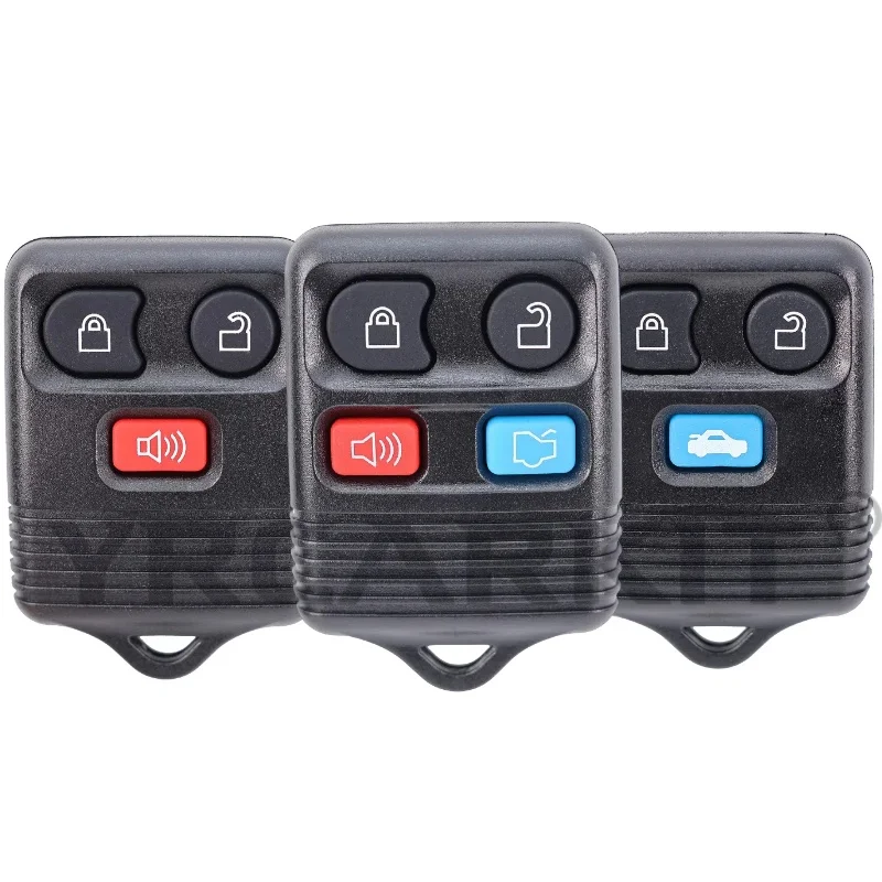 Replacement Keyless Entry Remote Control Key Case Shell 3/4 Buttons For ...