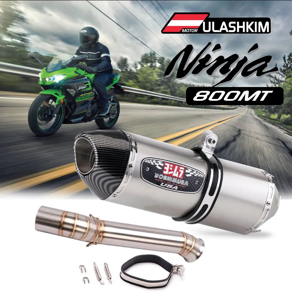 CF-800MT-Motorcycle-Exhaust-Contact-Middle-Adapter-Pipe-Pipe-Slip-On ...