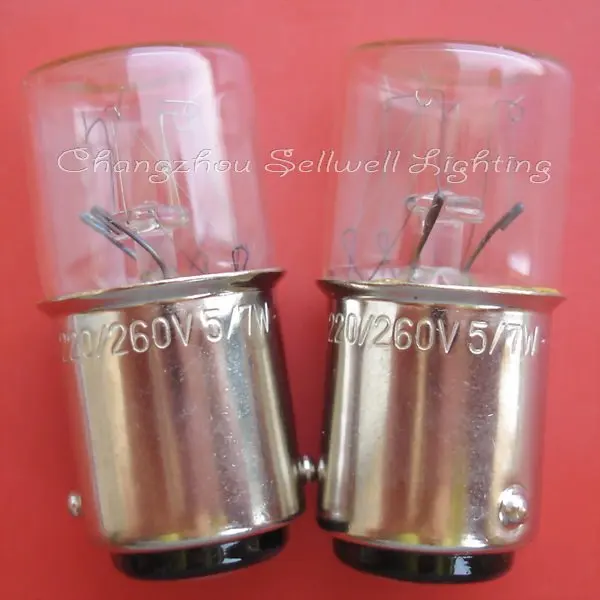 Free Shipping New!miniature Light Bulb 220/260v 5/7w Ba15d T16x36 A323 ...