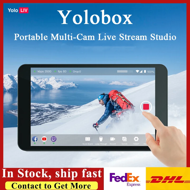 Yololiv Yolobox Portable Multi-camera Live Streaming Studio Device ...
