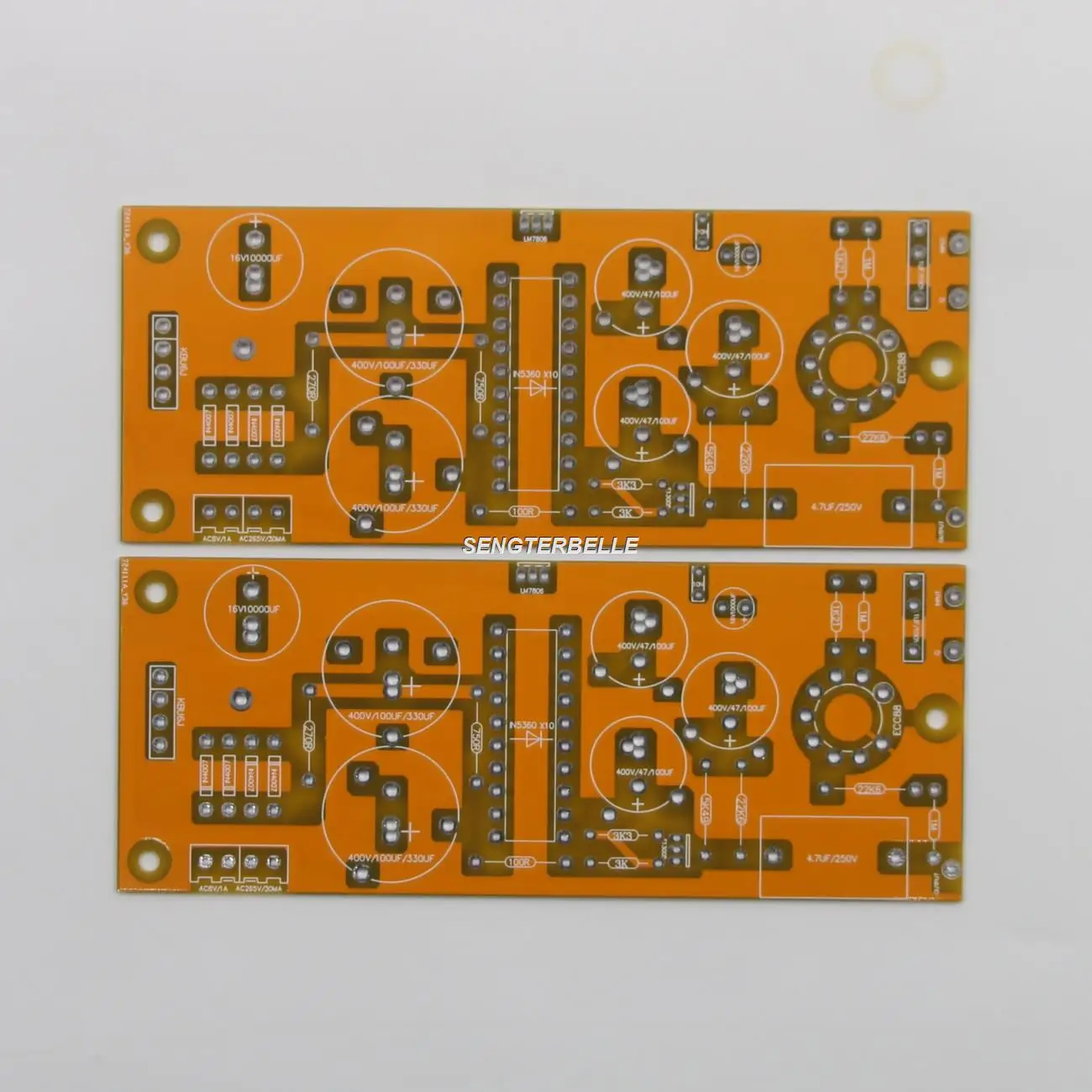 HiFi 한 쌍 ECC88 튜브 모노 프리 앰프 보드 PCB 베이스 D KLIMO MELIN 프리 앰프 회로|가동 증폭기 칩 ...