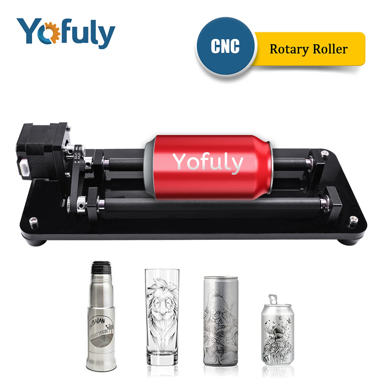 Yofuly-Y-axis-Rotary-Roller-For-Laser-Engraving-Machine-CNC-Three-Gear ...