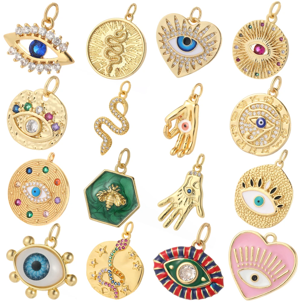 Eye Charm Jewelry Charms for Earrings Necklace Bracelet Making Cute ...