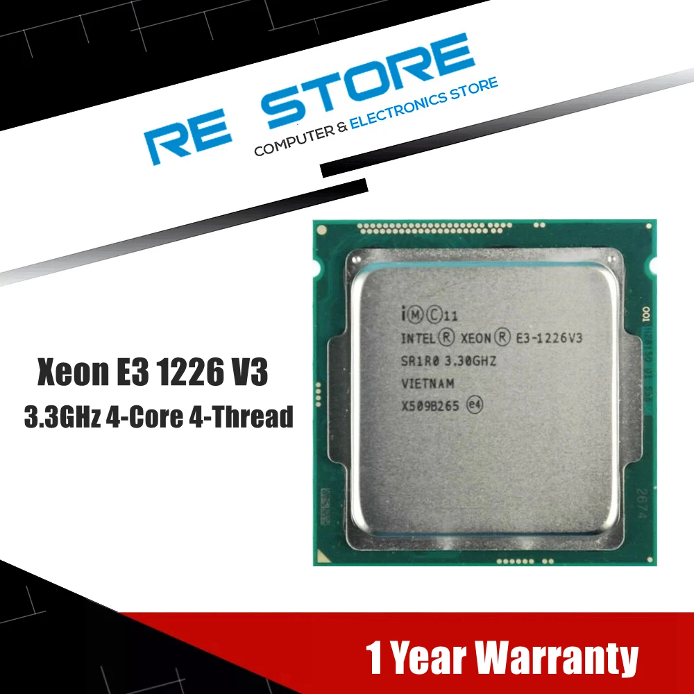 Intel Xeon E3 1226v3 E3 1226 V3 3.3ghz Quad-core Quad-thread Cpu ...
