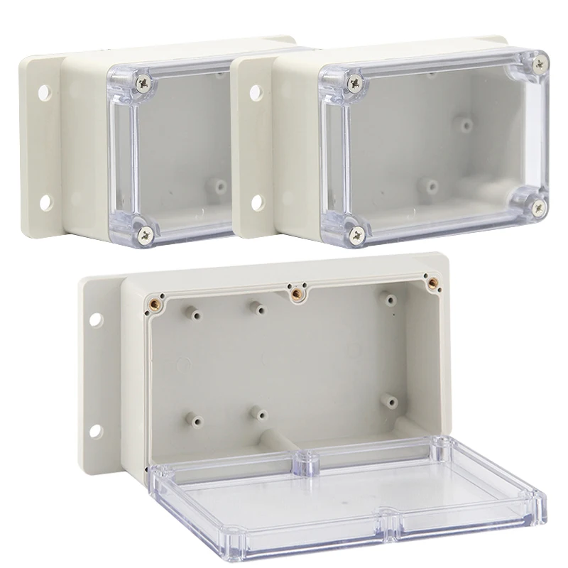 IP65 Plastic Transparent Box Waterproof ABS Visible Wire Junction Box ...