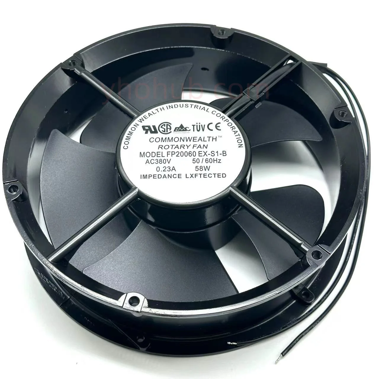 COMMON FP20060 EX-S1-B AC 380V 0.23A 220x220x60mm 2-Wire Server Cooling ...