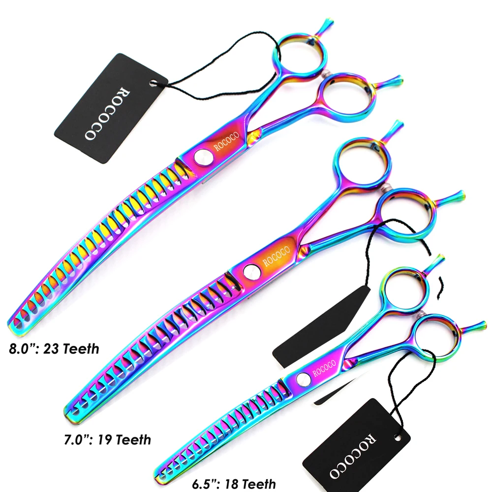 Professional 8 inch 7 inch 6.5" High Quality Pet Dog Grooming Scissors ...