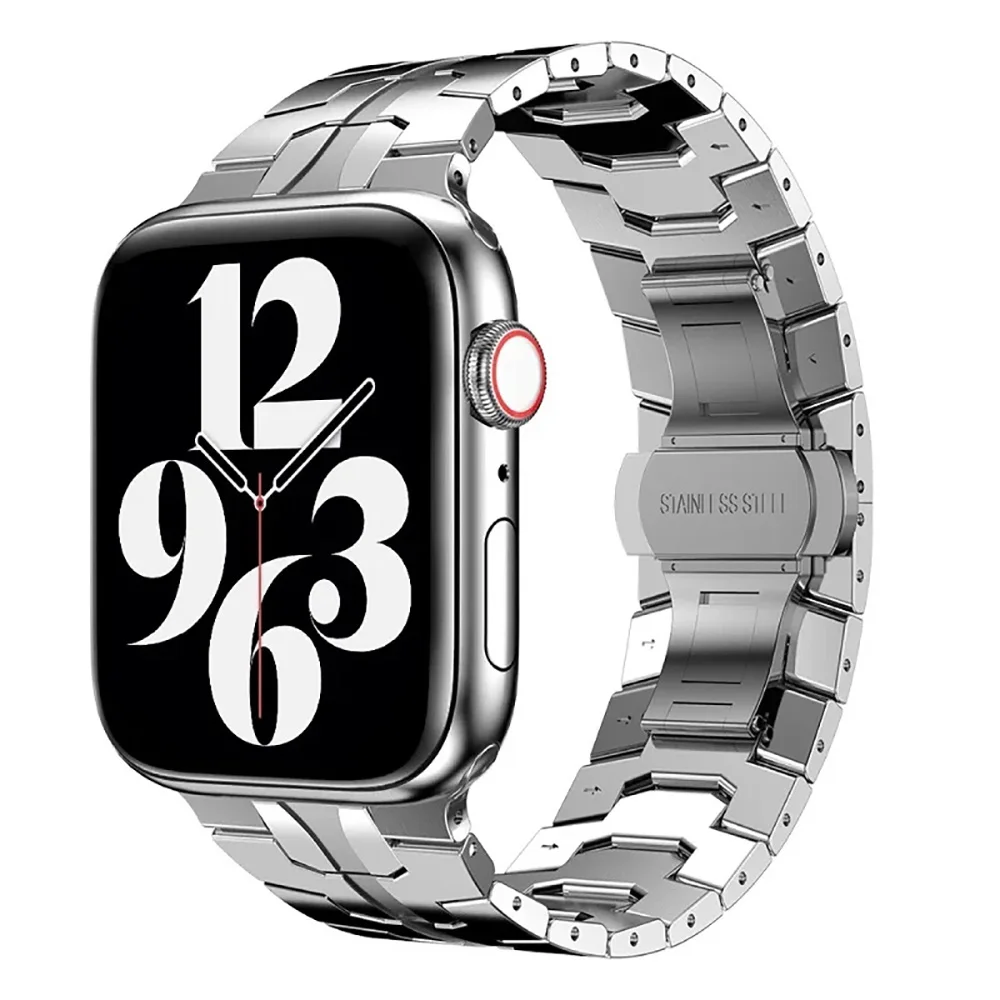 For-Apple-Watch-8-Ultra-Iron-Man-Stainless-Steel-Metal-Strap-For-Apple ...