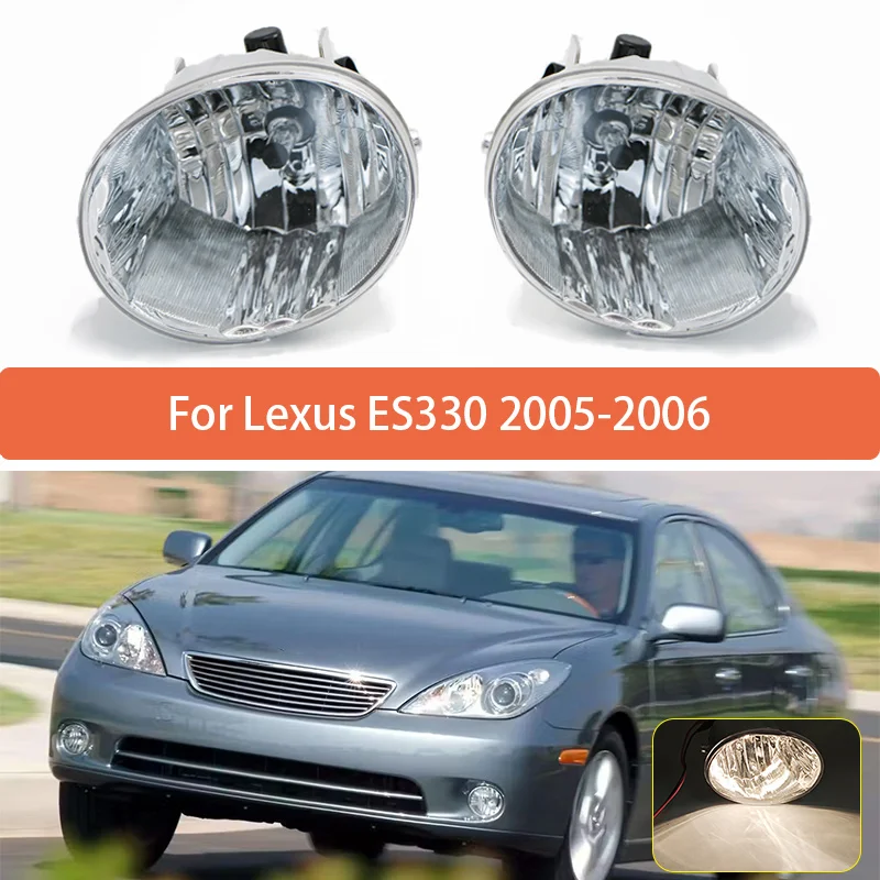 Pair-For-Lexus-ES330-2005-2006-Front-Bumper-Foglight-Fog-Light-Assembly ...