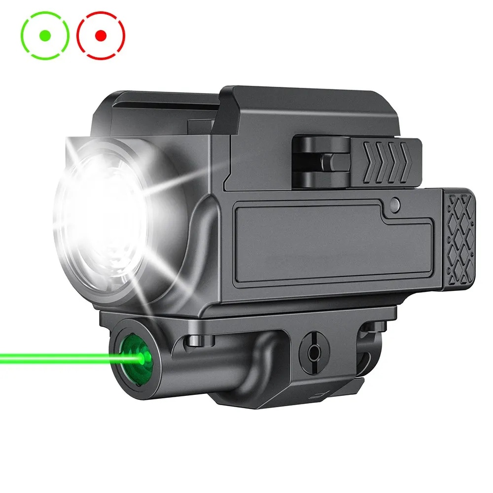 1000LM-Powerful-Tactical-Flashlight-Rechargeable-Weapon-Light-with-Red ...