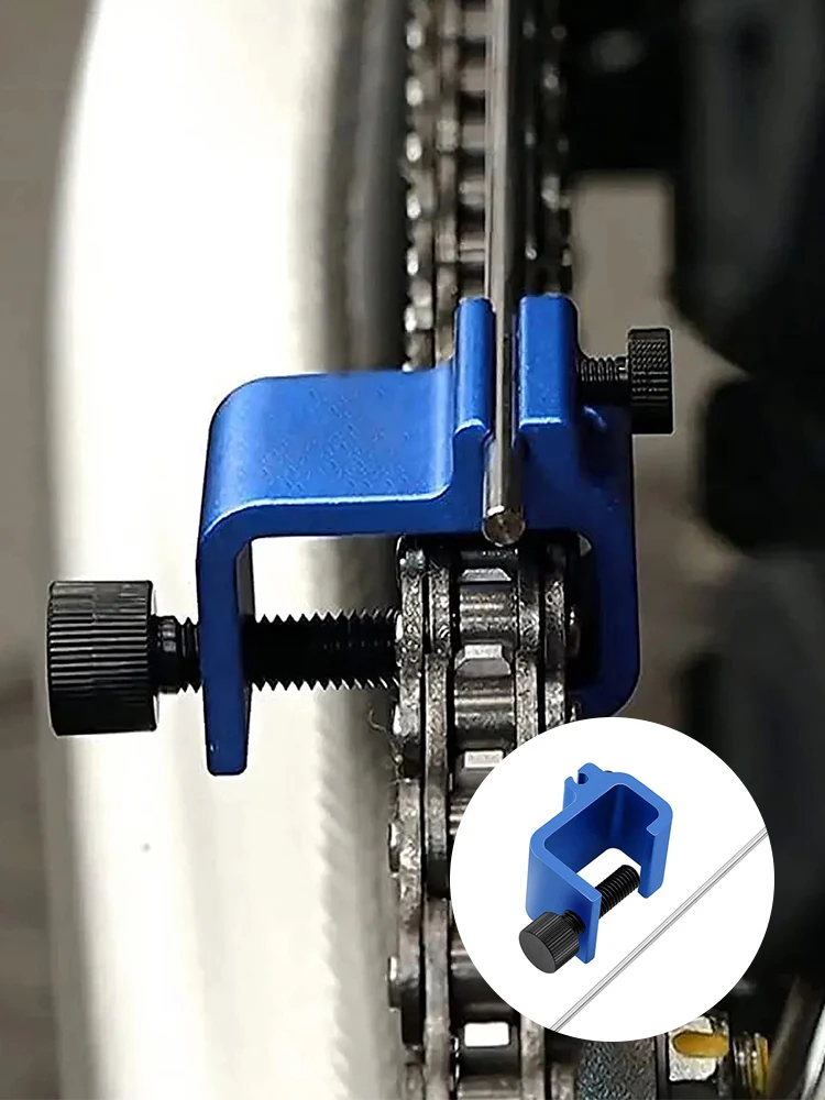 Motorcycle-Chain-Alignment-Tool-Aluminium-Alloy-Sprocket-Chain-Adjusting-Tool-Universal-Quick ...