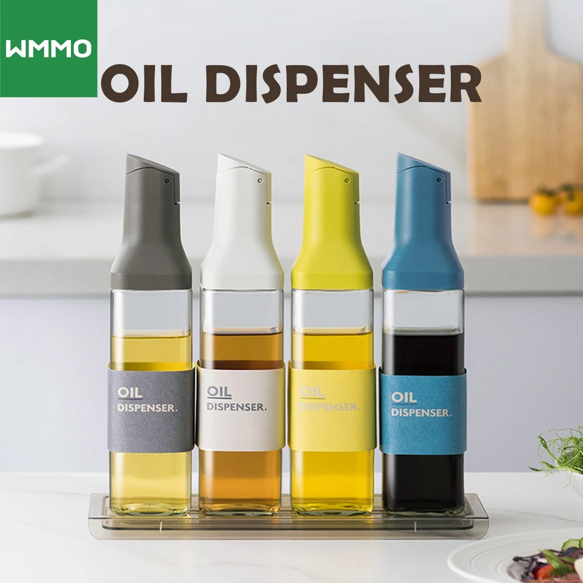 WMMO-Auto-Flip-Olive-Oil-Dispenser-Garrafa-Condimento-Recipiente-Cap ...
