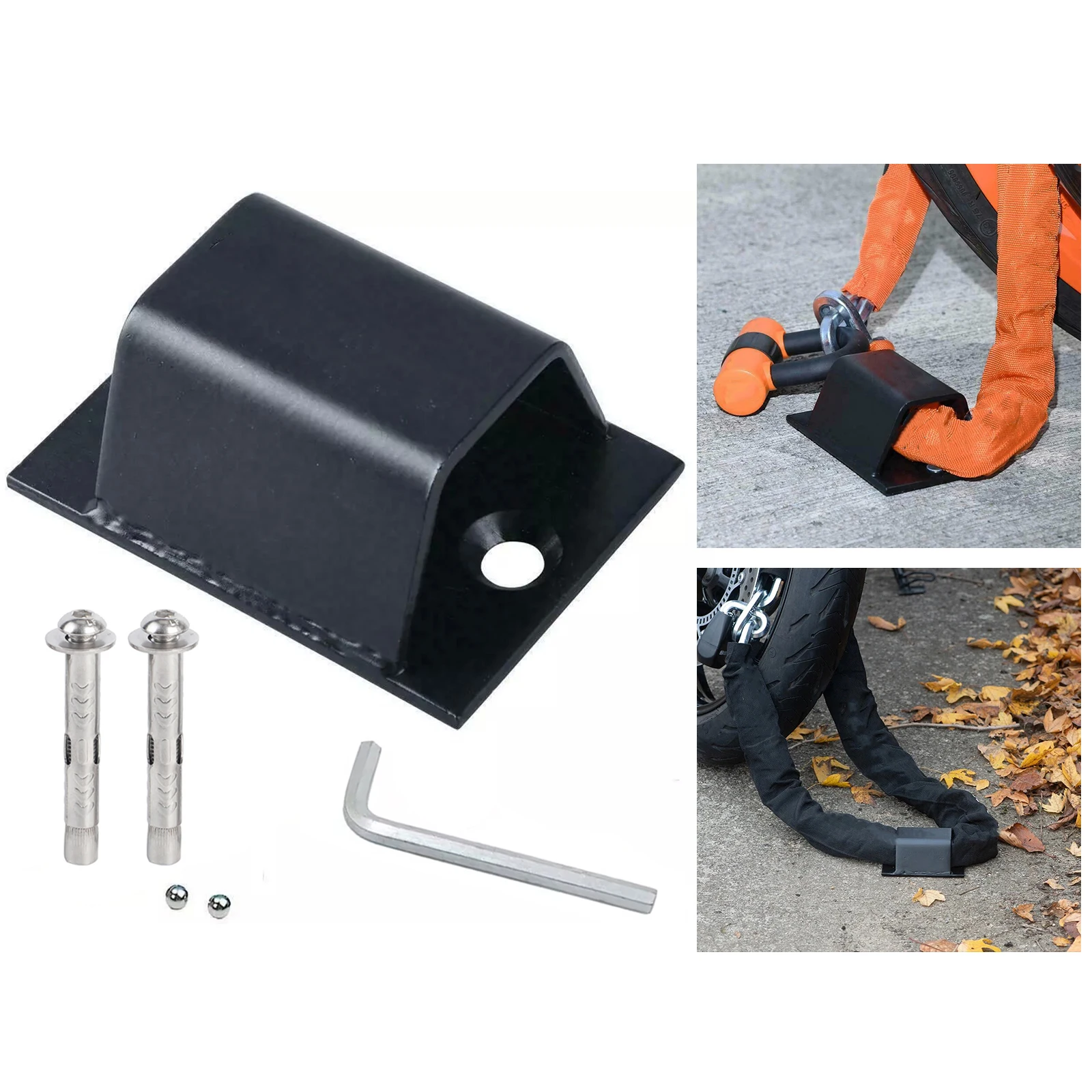 1 Set For Motorbike Heavy Duty Motorcycle Floor Ground Anchor Wall ...