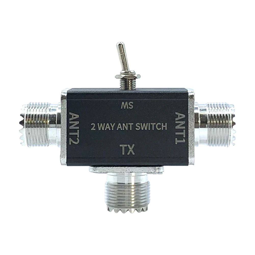 2 Way CB/HAM Antenna Coax Switches SO239/BNC Connector 100W 0-50MHz ...