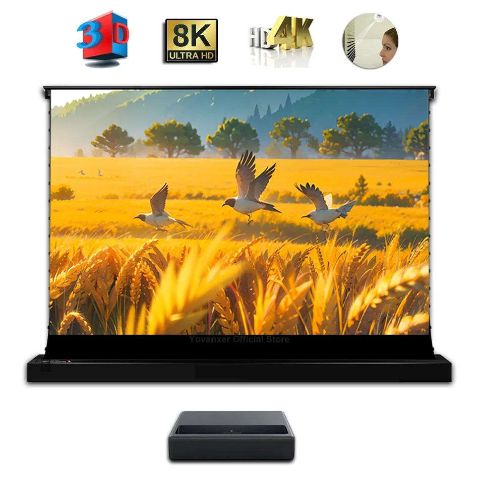 ALR-Rejecting-Motorized-110-Inch-Electric-Tab-Tension-Floor-Rising-Anti ...