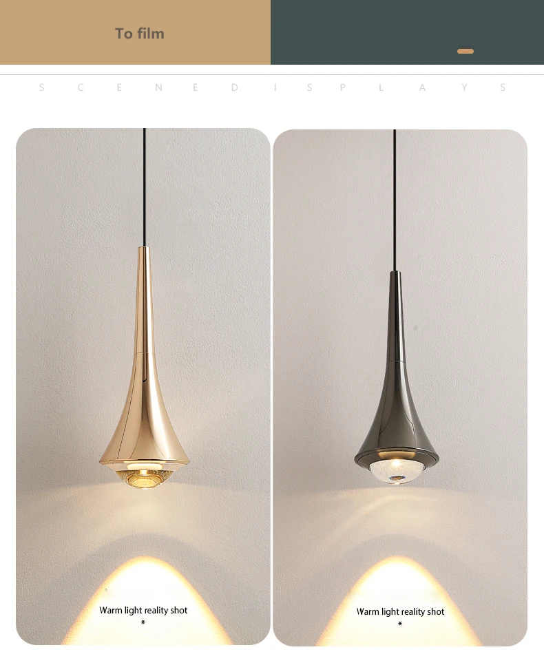 Chrome LED Water Drop Pendants – NYRALONDON