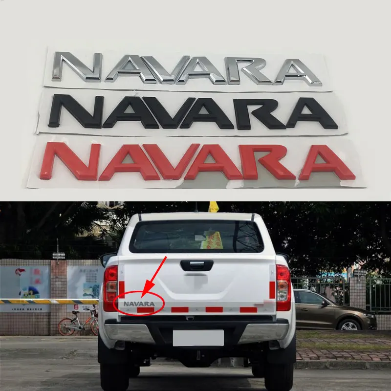 For Nissan Frontier D40 Pickup D21 D22 Navara Logo Emblems Rear ...