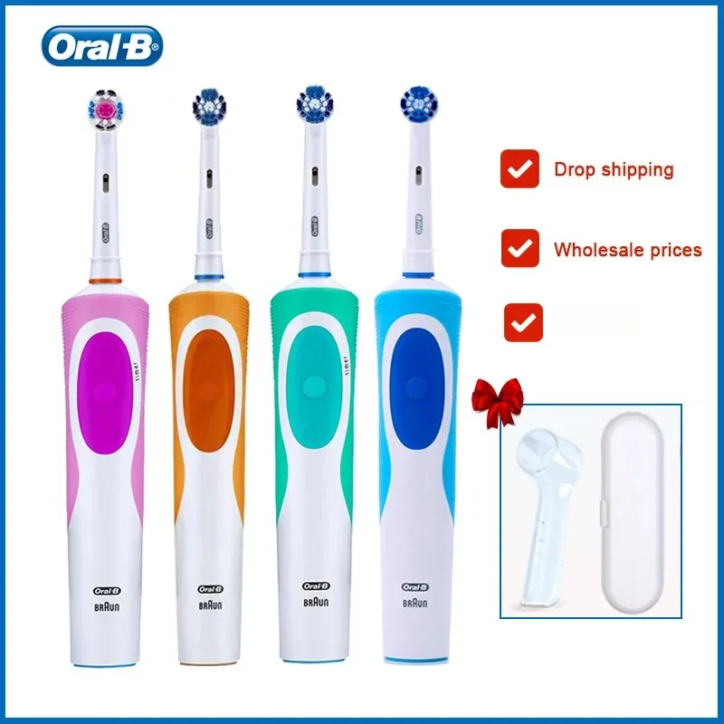 Oral-B-Rechargeable-Electric-Toothbrush-2D-Rotation-Vitality-Classic ...